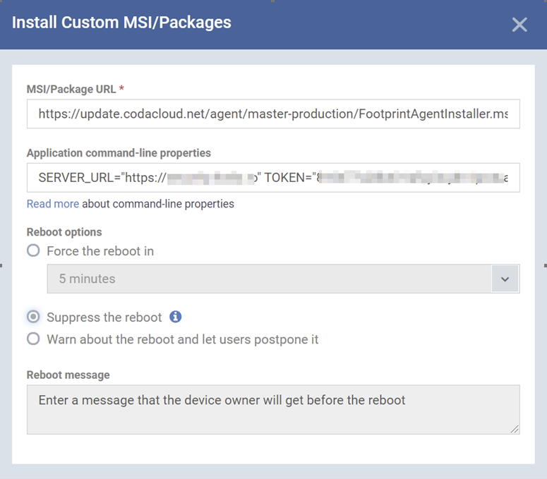 Deploy Procedures (Windows Agent) – CODA Intelligence Partner Portal