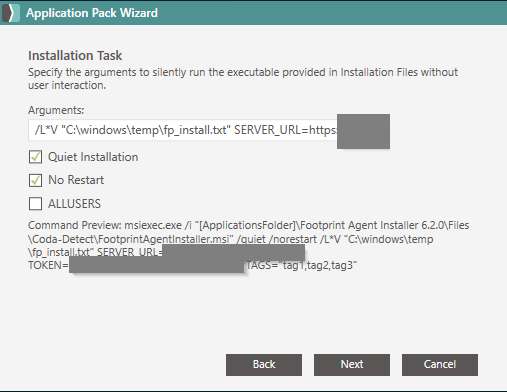 Deploy Footprint Agent for Windows using SmartDeploy – CODA ...