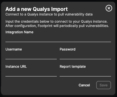 Qualys Integration KB – CODA Intelligence Partner Portal