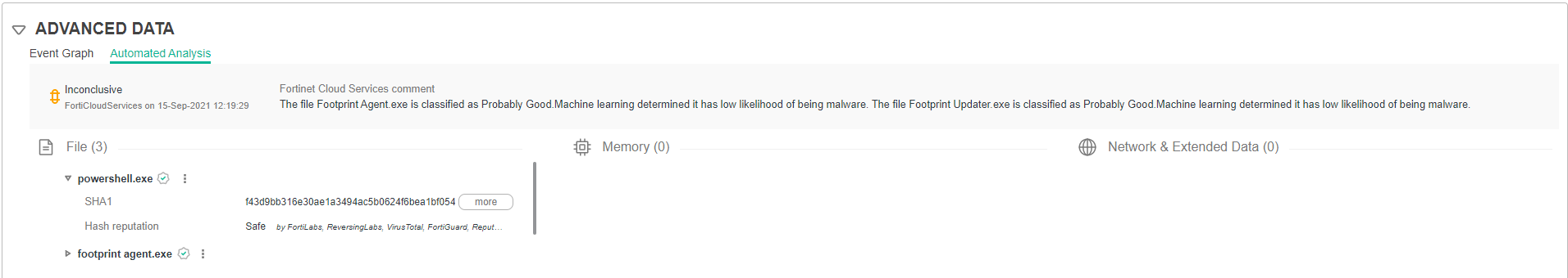 Footprint Agent EPP Whitelisting – CODA Intelligence Partner Portal