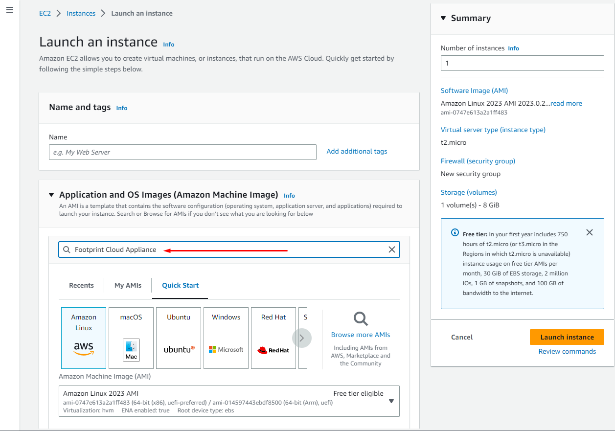 Footprint Cloud Appliance - AWS Marketplace Deployment – CODA ...