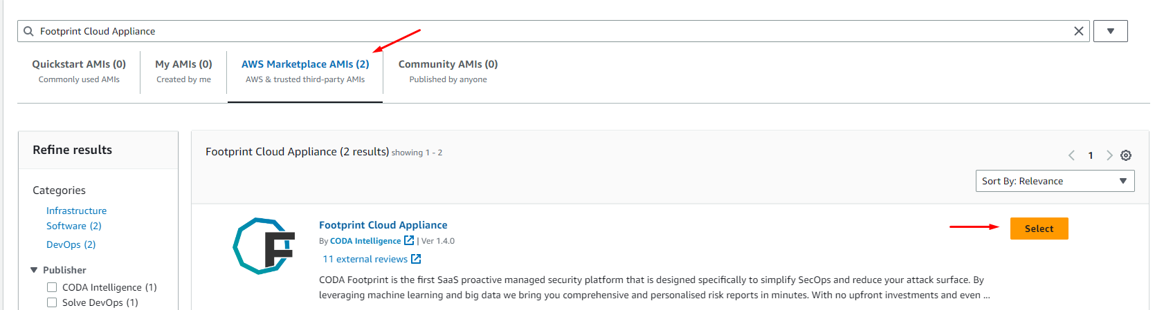 Footprint Cloud Appliance - AWS Marketplace Deployment – CODA ...